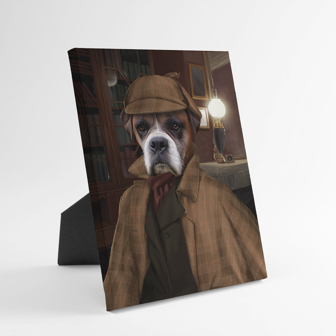 The Detective | Custom Standing Canvas | Crown And Paw – Crown & Paw